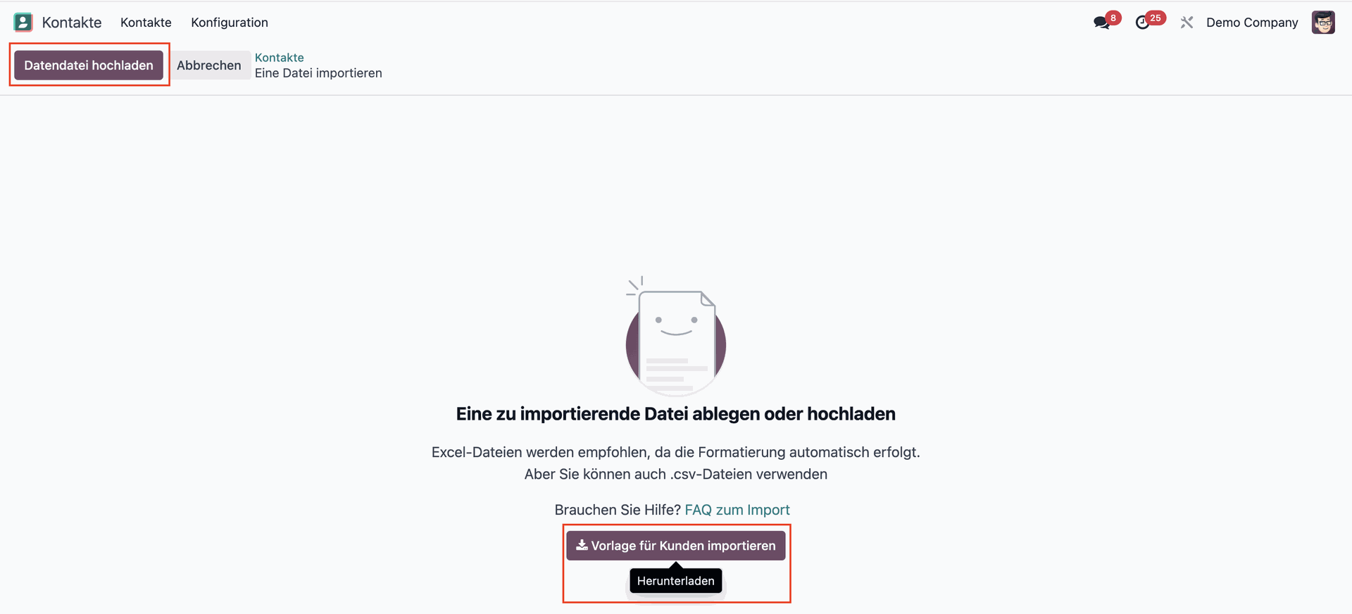 Odoo Tutorial | Import & Export Data in Odoo 18